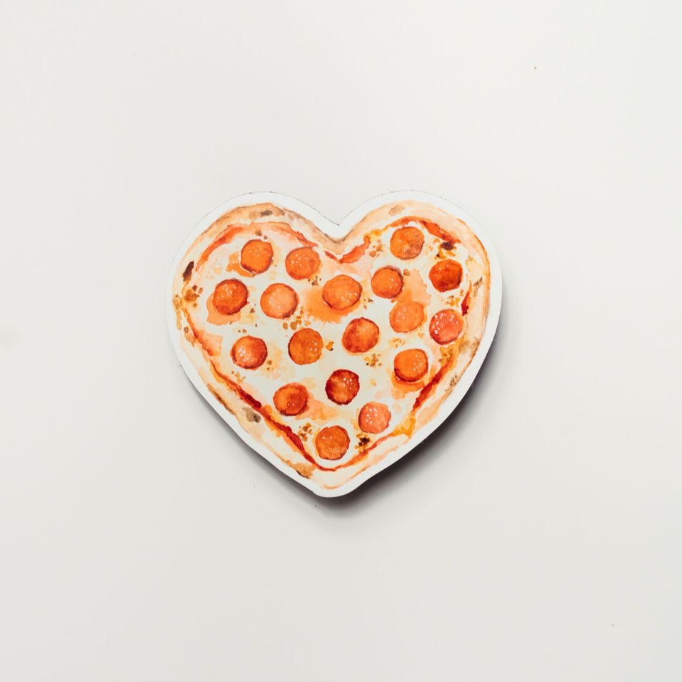 Heart Shaped Pizza Magnet – kathyphantastic