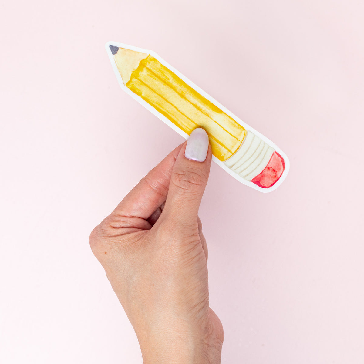 Pencil Sticker - Yellow – kathyphantastic